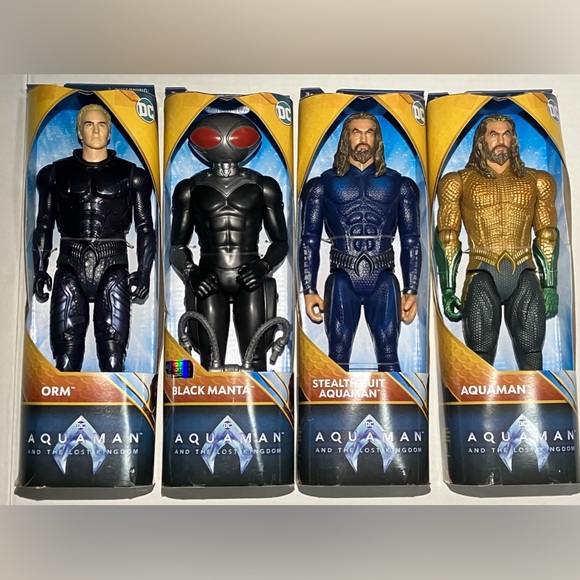 DC Comics | Toys | Set Of 4 Dc Comics Aquaman The Lost Kingdom Orm ...
